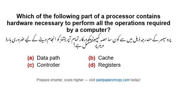 Input-Output processor has direct access to ? | Past Papers MCQs