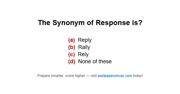 The Synonym of FOIL is? | Past Papers MCQs
