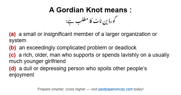 What is the meaning of "Joking Apart"? | Past Papers MCQs