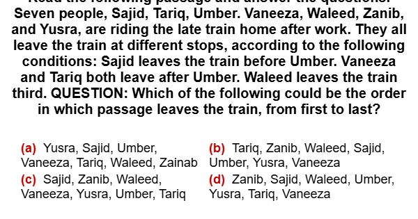 Logical Reasoning and Problem Solving Strategies | Past Papers MCQs