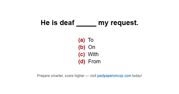 Responding To Requests And Appeals | Past Papers MCQs