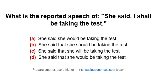 English Grammar Rules | Past Papers MCQs
