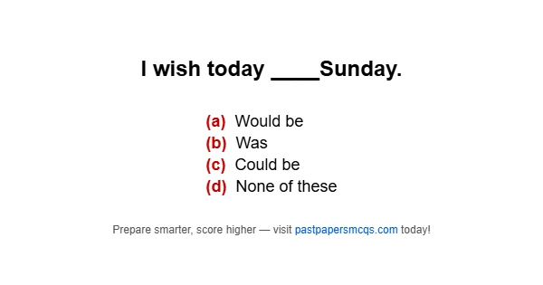 Subjunctive Mood and Sentence Completion | Past Papers MCQs