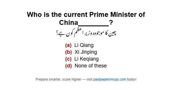 Who is the current Prime Minister of Belgium? | Past Papers MCQs