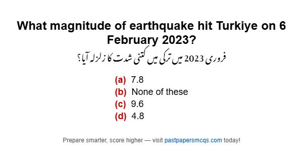 What magnitude of earthquake hit Turkiye on 6 February 2023? | Past ...
