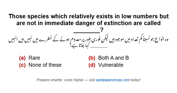Vulnerable Species Classification And Conservation Status Biology ...